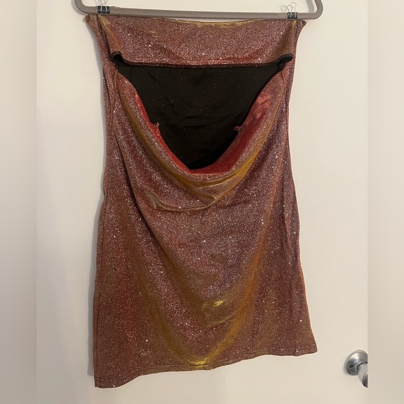 Dresses | Stunning Two Tone Glitter Sparkle Mini Dress | Poshmark